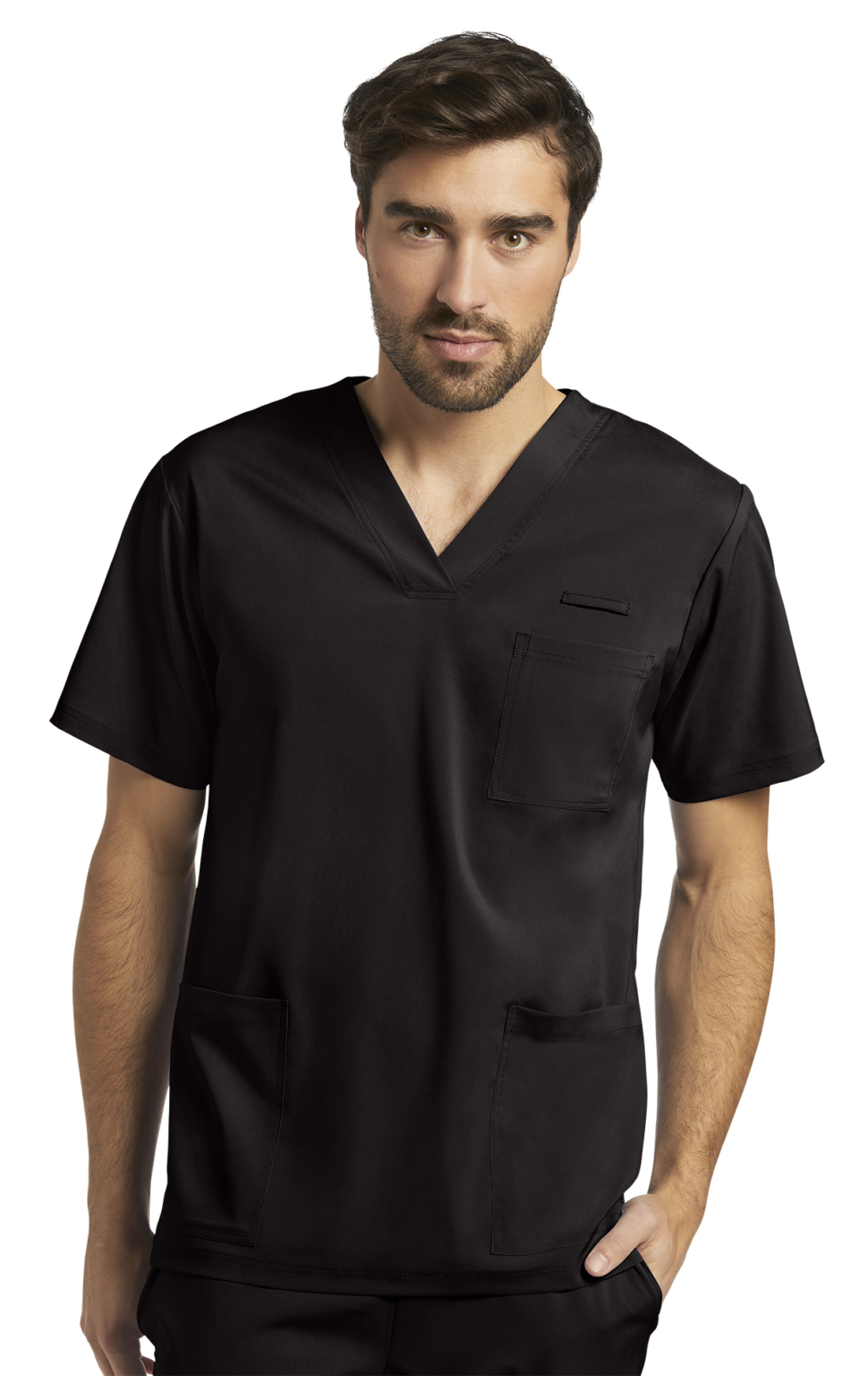 Uniforme d'infirmier noir haut + pantalon P223/T2263 - LG Confort Médical