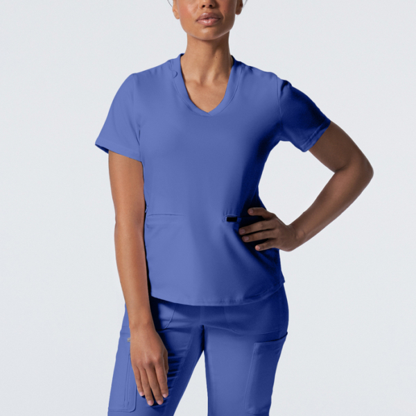 Haut uniforme d'infirmière Bleu ciel LT100 - LG Confort Médical